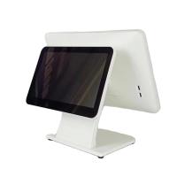China 15.6 Inch HD Dual Screen POS System with WIN10/ Android 7.1 Stable Epos Resistive Touch for sale