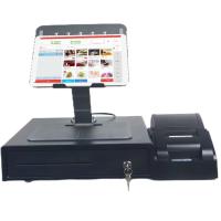 China Foldable Tablet POS Machine 9.7 Inch IPS Display Cash Drawer Retail Shop for sale