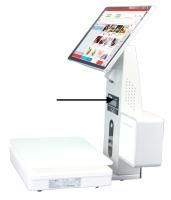 China SCPOS AI Touch Screen PC Scale 5g Min Weight for Supermarket Weighing Label Printing for sale