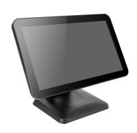 China 15.6 Inch LED Touch Monitor POS Terminal with Foldable Metal Stand for Retail Systems for sale