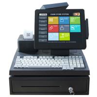 China 12 inch POS Tablet All in One with 58mm Thermal Printer and Barcode Scanner for sale