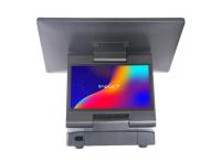 China 15.6 Inch POS Machine with Dual Screens and External Thermal Printer for Coffee Shop for sale