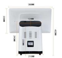 China 880P POS System 110V-220V AC to DC 12V 5A All in One Desktop Cash Register with US EU UK AU Plug for sale