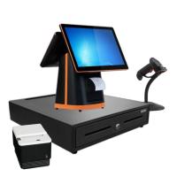 China 15.6 Inch Desktop POS Cash Register with 80mm Thermal Printer Android 11 2GB RAM 32GB SSD for sale