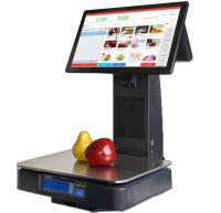 China NETP Certified AI Scale Payment Kiosk 15kg Capacity for Supermarket Retail Checkout for sale