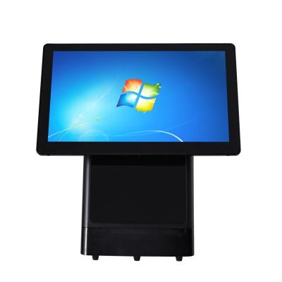 China Small Retail Store POS Kiosk with 15.6 Inch Display 4GB RAM 16GB SSD for sale