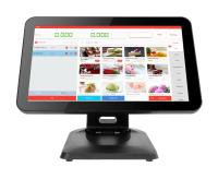 China Capacitive Touch Panel 15.6'' 1080P Foldable Metal POS Terminals for Restaurant and Cafe for sale