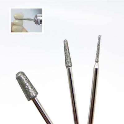 China Plain Cut Dental Diamond Burs For Grinding And Polishing All Kinds Of Dental Materials for sale