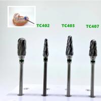 China Plain Cut Tungsten Carbide Burs Dental Diamond Burs For Grinding And Polishing for sale