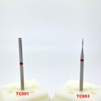 China TC801/TC803--Fine Dental Diamond Burs Tungsten Carbide Plain Cut For Model Casting for sale