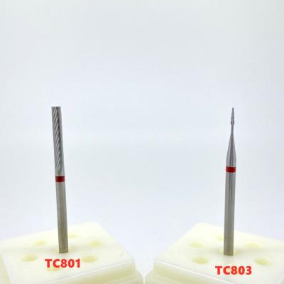 China TC801/TC803--Fine Dental Diamond Burs Tungsten Carbide Plain Cut For Model Casting for sale