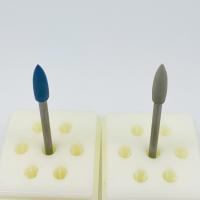 China HP03C/F--4mm Diameter Rubber Grinding Stone / Sintered Diamond Burs blue beige for sale