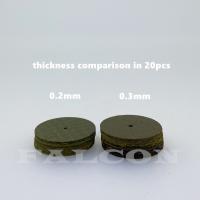 China Round Dental Diamond Discs 8000 Rpm 0.3mm Thickness 22mm Cutting Disc for sale