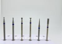 China Dental Lab Porcelain Diamond Polishing Burs Electroplated 2.35mm Shank for sale