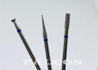 China Dental Lab Porcelain Diamond Polishing Burs Electroplated 2.35mm Shank for sale