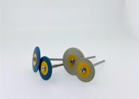 China Rubber Silicone Abrasive Diamond Wheel 20mm Sintered Porcelain Grinding Disc for sale