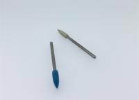 China 4mm Diameter Rubber Grinding Stone / Sintered Diamond Burs blue beige for sale