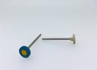 China Glaze Porcelain Ceramic Grinding Disc 12mm Dental Silicone Rubber Polishing Wheels for sale