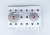 China Flexible Abrasive Cut Off Wheel Sintered Full Diamond Cutting Tool 19mm for sale