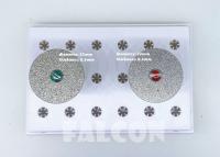 China 22mm Zirconia Cutting Diamond Burs Flexible Rotary Sintered Dental Lab Diamond Disc for sale