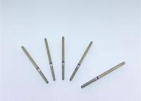 China Plated Coated Tapered Round End Diamond Bur 2.35mm Abrasive Cutting Wheels for sale