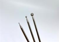 China Electroplated Diamond Grinding Stones HP Shank Ball Shape Dental Diamond Burs for sale