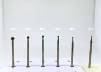 China Electroplated Diamond Grinding Stones HP Shank Ball Shape Dental Diamond Burs for sale