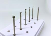 China Electroplated Diamond Grinding Stones HP Shank Ball Shape Dental Diamond Burs for sale