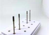 China Chrome Diamond Grinding Stones Electroplated Round End Taper Bur 25000 Rpm for sale