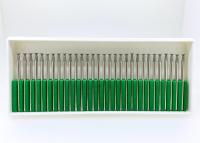China 2.35mm HP Shank Diamond Grinding Stones Coated Plated Inverted Cone Dental Burs for sale