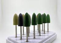 China Denture Diamond Grinding Stones Silicone Rubber Adjusting Dental Acrylic Polisher for sale
