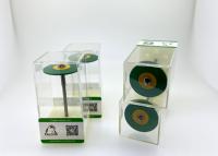 China Sintered Dental Rubber Diamond Polisher green Pre Polishing Zirconia Grinding Wheel for sale