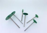 China Sintered Dental Rubber Diamond Polisher green Pre Polishing Zirconia Grinding Wheel for sale