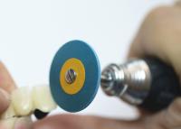 China HP Shank Rough Grinding Wheel Rubber Diamond Porcelain Grinding Disc for sale