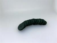 China 3.0mm Dental Rubber Diamond Polisher Finishing Discs HP Shank For Alloys Metals for sale