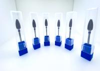 China Contouring Dental Tungsten Carbide Burs Diamond Finishing Burs For Acrylics Plaster for sale