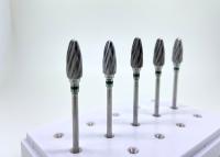 China Polishing Dental Tungsten Carbide Burs Diamond Plain Cut Coarse Grit For Plaster for sale