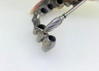 China Polishing Dental Tungsten Carbide Burs Diamond Plain Cut Coarse Grit For Plaster for sale
