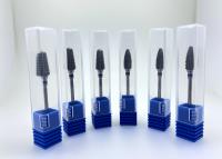 China Straight Edge Dental Diamond Burs Sharp Tungsten Carbide Grinder For Crown for sale