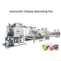 China Beverage Factory Automatic Pattern Lollipop Depositing Line for sale