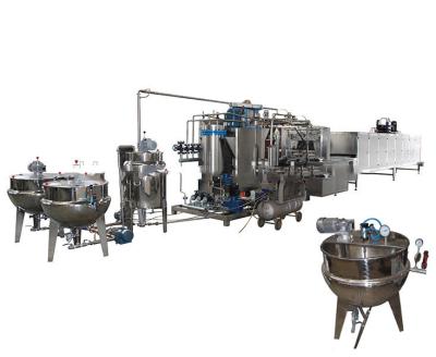 China Industrial Custom Small Scale Candy Making Equipment for sale