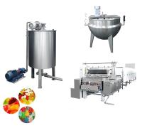 China Confectionery Hard Soft Jelly Gummy Candy Making Machine for sale