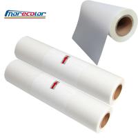 China White Color DTF PET Film Hot Cold Peeling Double Sided Coating for sale
