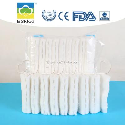 China Specific Water Absorption 23g Min Zig Zag Cotton Wool Pleats 25g Medical Product for sale