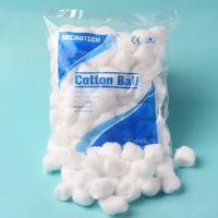 China Medical Disposable Cotton Ball 0.5g Sterile Surface Flatness Lint-Free EP BP Certified for sale