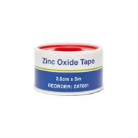 China Excellent Air Permeability Zinc Oxide Tape 2.5cm*5m Adhesive Plaster Tape for sale