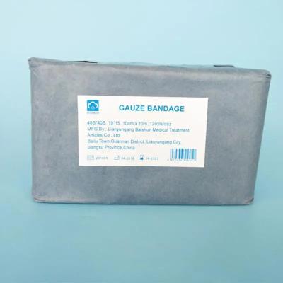 China Medical Absorbent Gauze Bandage Roll 15cm x 2.7m with 40s 19x15 Mesh for Professional Healthcare Use for sale