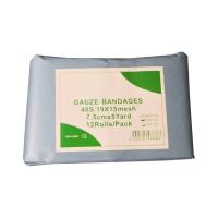 China Medical Gauze Bandage 40s 19x15 Mesh - 5cm to 15cm Width x 2.7m Length - ISO13485, CE, FDA Certified for sale