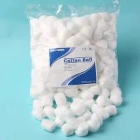 China 100PC/Bag Disposable Medical Dressing Non Sterile 1g Cotton Ball for sale