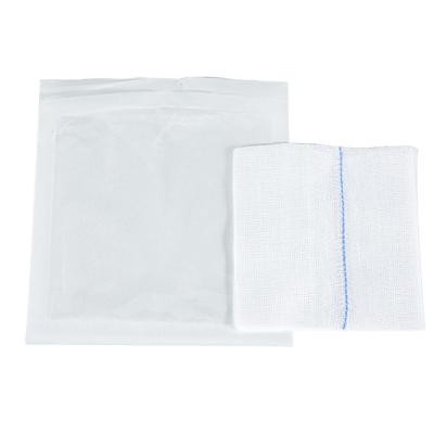 China Professional Medical X Ray Detachable Sterile Cotton Gauze Swab Pads for sale